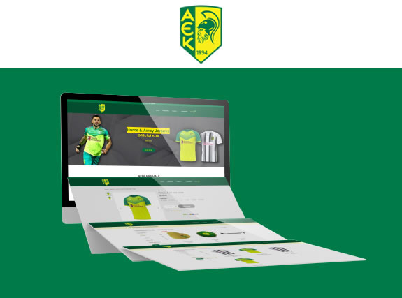 IDEASEVEN DIGITAL - AEK Larnaka Shop Website